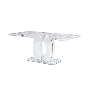 Global Furniture USA Dining Table, Marble