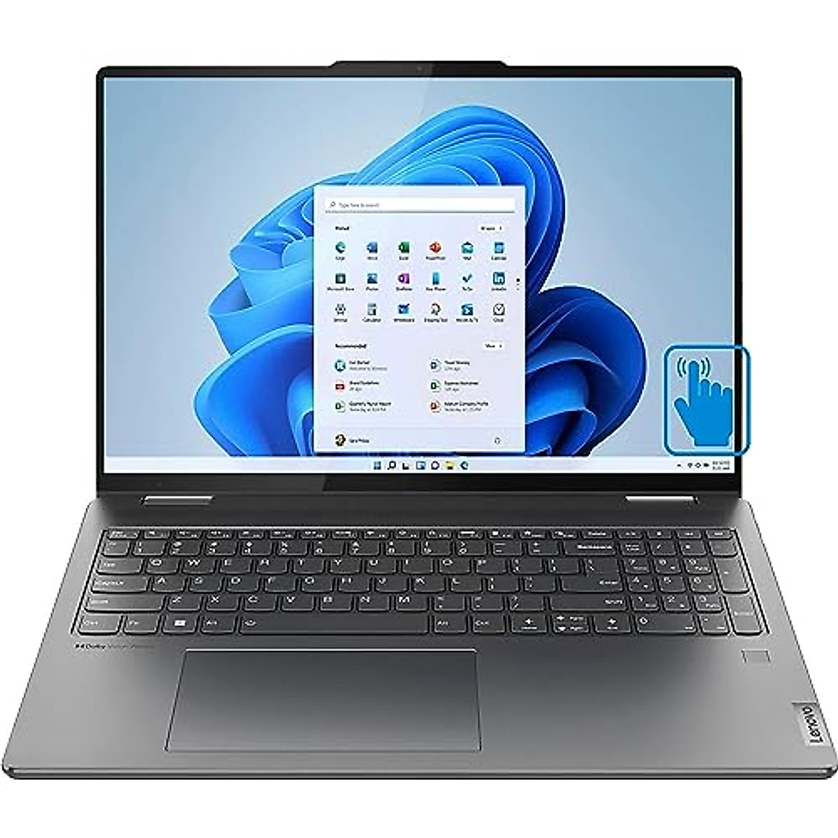 Lenovo Yoga 7i 16.0" Touchscreen WUXGA LED Backlit 2-in-1 Laptop (Intel i5-1335U, 8GB LPDDR5, 512GB M.2 2242 PCIe SSD, Backlit KYB, FP Reader, 2 Thunderbolt 4, WiFi 6E, Win 11 Pro) w/Dockztorm Hub