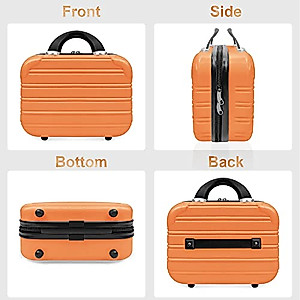 Feybaul Luggage Set 2PCS Suitcase PC+ABS Carry On Luggage with Spinner Wheel