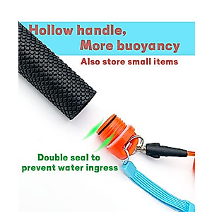 Floating Hand Grip Handle Mount and Steel-Cored Safety Wrist Strap GoPro Holder Mount Insta360 AKASO Underwater Camcorder Diving Surfing Snorkeling