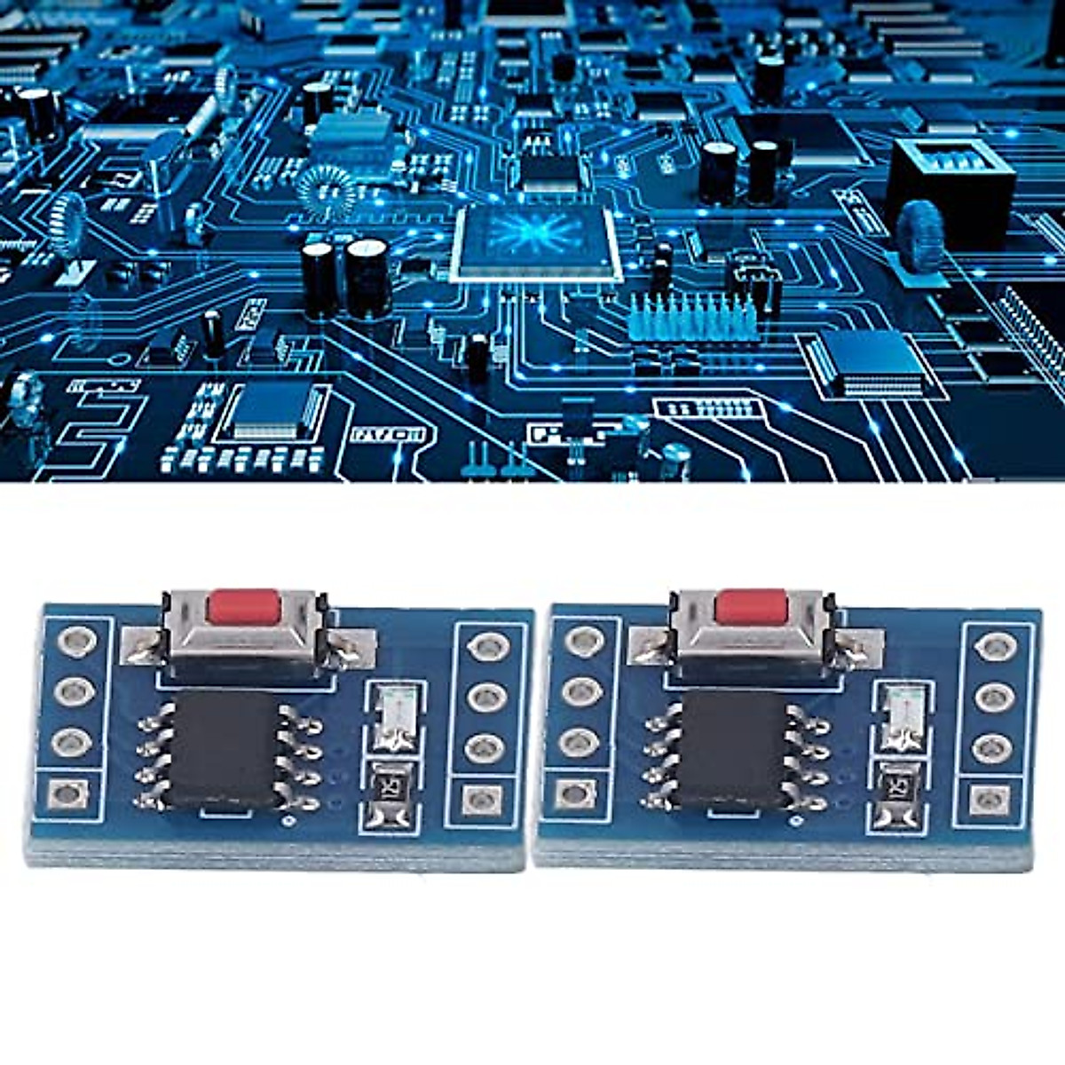 Microcontroller Board, Wide Application MCU Development Module STC15W204S 4 Sets PCB Stable Output Good Control for Experiment