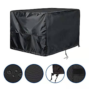 Homhelar Outdoor Waterproof Universal Generator Cover 32L x 24 W x 24H inch for Universal Portable Generators 5000-10,000 Watt