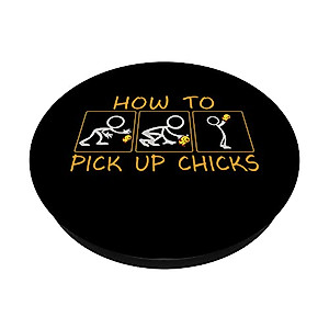 How to pick up chicks Dad jokes PopSockets Swappable PopGrip