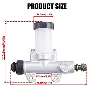 CNCMOTOK Brake Master Cylinder HammerHead 80T TrailMaster MID 6.000.305 XRS XRX Go Kart Brake Master Cylinder