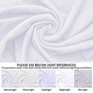 Oakias Summer Cotton Blanket Queen White – Lightweight Thermal Blanket – 350 GSM – 90 x 90 Inches – Ideal for All Seasons – Perfect for Covering Any Bed