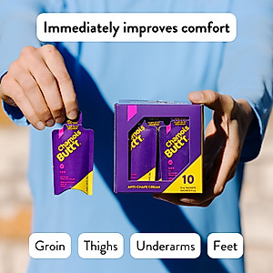 Chamois Butt'r Her' Anti-Chafe Cream, 10-pack of 9mL packets