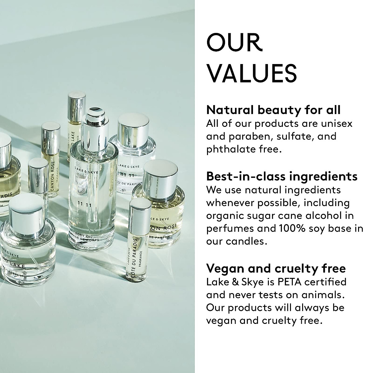 Lake & Skye Canyon Rose Eau de Parfum Spray - Vegan, Cruelty Free & Synthetic Free, 1.7 fl oz (50 ml) - Warm Floral and Vanilla