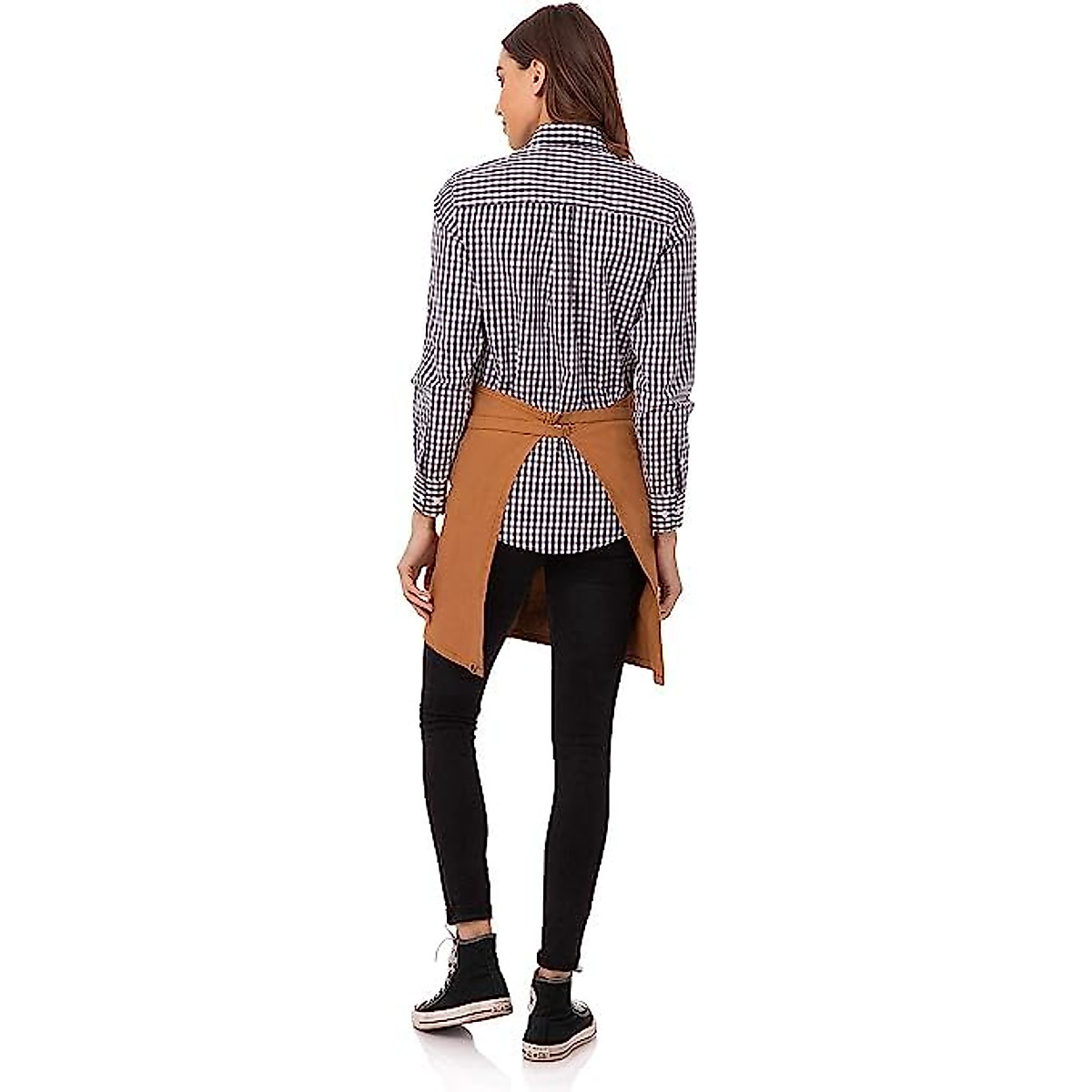 Chef Works Unisex Rockford Half Bistro Apron, Nutmeg, One Size