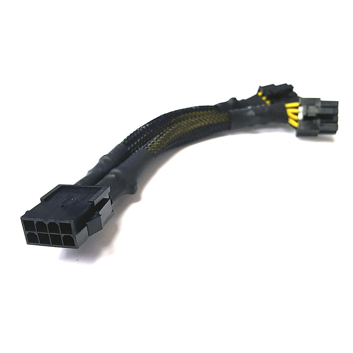 AYA 7" (7-inch) 8-Pin EPS-12V Male to Dual 8-Pin EPS-12V Female Y Splitter Cable 18AWG