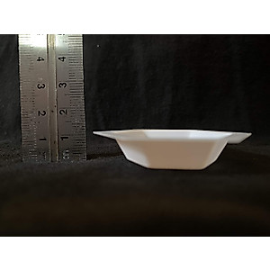 Hexagonal Weighing Boats, W-H38-WA-50, 38mm, Small, White Anti-Static, Pack of 50