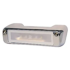 Lumitec Lighting 101395, Perimeter LED Flood Light, Side Housing, Chrome, White Non-Dimming (Non TTP)