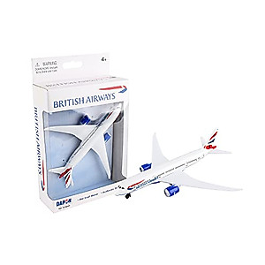 Daron Worldwide Trading British Airways 787 Single Plane Rt6005 Toy , White