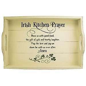 Abbey & CA Gift 18" X 12" Irish Blessing Serving Tray W/Routed Handles