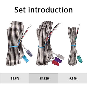 Replacement Speaker Wires for Samsung AH81-02177B HT-C5200 HT-C5500 HT-C5530W HT-C5550W HT-C5900 HT-C6600 HT-C6730W HT-D5100K HT-D550 HT-D553 HT-D555 HT-D5300 HT-E3500 HT-F4500 Home Theater System
