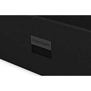 Ultimate Guard Arkhive 800+, Deck Case for 800 Double-Sleeved TCG Cards, Black, Compatible with Boulders, Magnetic Closure & Microfiber Inner Lining