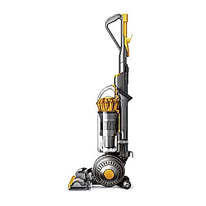 Dyson Ball Multi Floor 2 Upright Vacuum Cleaner: HEPA Filter, Bagless, Height Adjustment, Self-Adjusting Cleaner Head, Telescopic Handle Rotating Brushes (Yellow) (Renewed)