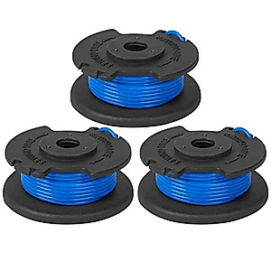 GreatBuddy 3-Pack Weed Wacker String Replacement Compatible with Ryobi 18v, 24v, and 40v Cordless Trimmers Refill, Parts#AC14RL3A