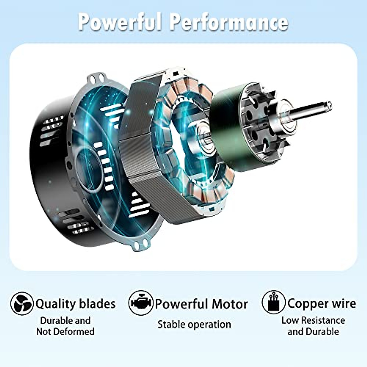 Bestronair 20 Inch Pedestal Standing Oscillating Fan,Adjustable Height Heavy Duty Industrial Metal Floor Fan with 3 Speed,Use for Workshop, Garage, Commercial, Rooms.