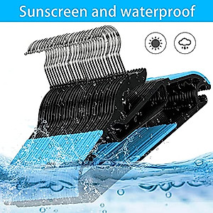Tinfol 30PC Plastic Hangers Space Saving Clothes Hangers, Dry Wet Hangers with Blue Non-Slip Pads Clothes - Suit Hangers Heavy Duty Coat Hanger Perfect for Cloth,Underwear, Pants, Shirts and Sweaters