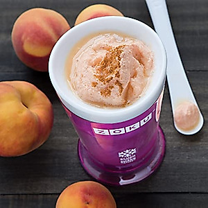 ZOKU Original Slush and Shake Maker, Compact Make and Serve Cup with Freezer Core Creates Single-Serving Smoothies, Slushies and Milkshakes in Minutes, BPA-free, Purple