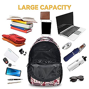 COOPASIA Cute Possum Backpack, 16 Inch Opossum Theme Bookbag with Adjustable Straps, Durable, Lightweight, Large Capacity, School Backpack for Kids Girls Boys