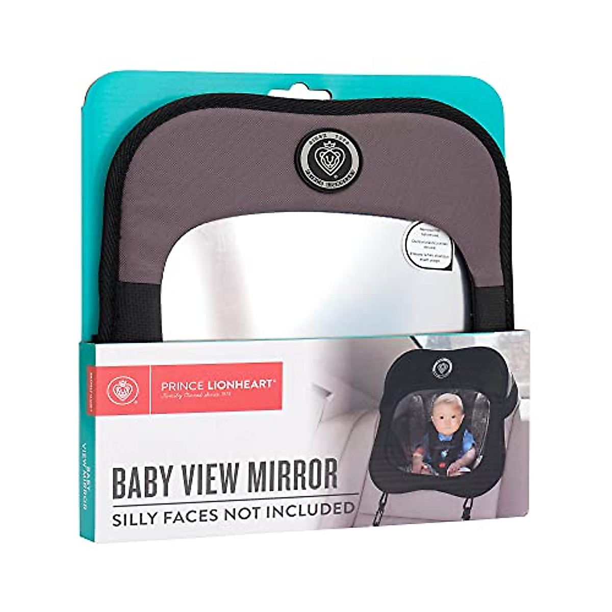 Prince Lionheart Child View Mirror, Black