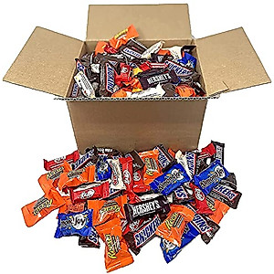 Taboom Bulk Easter Chocolate, Individually Wrapped: 5 LB Box Christmas Candy Variety Pack with Hershey's Milk Chocolate Bars, Reese's Mini Peanut Butter Cups, Snickers, Kit Kat, Almond Joy And Whoppers