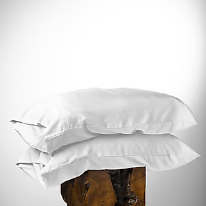 Olive + Crate Luxury 100% Lyocell Eucalyptus Duvet Cover Set Queen Size, Tencel 3PC Vegan Bedding Set, Soft White Cooling Duvet Cover for Hot Sleepers & 2 Pillowcases, White Snow (90" x 88")