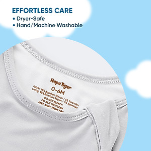 Baby Bamboo Sleep Sack - 0.5 TOG Organic Sleeveless Wearable Swaddle Blanket Bag for Boy Girl - for 68-74°F Room (Grey, 6-18 Months)