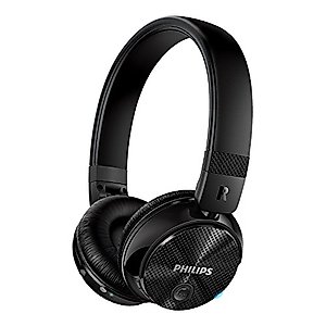 Philips SHB8750NC/27 Wireless Noise Canceling Headphones, Black