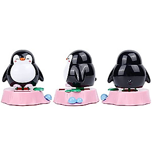 YGMONER Halloween Solar Dancing Turkey Pumpkin Base Car Dashboard Bobble Head Turkey Dancer Decorations Shaking Body