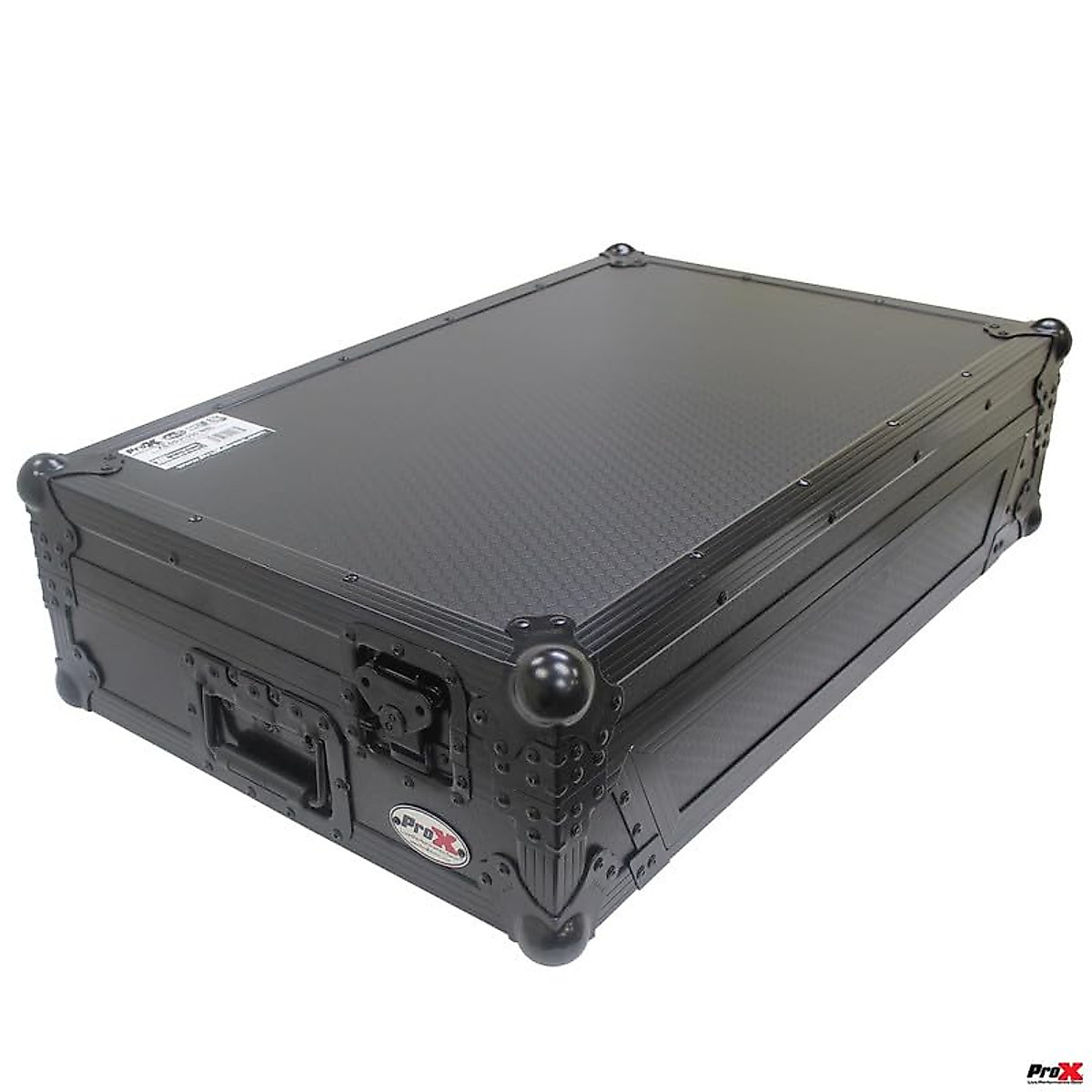 ProX Flight Case for Pioneer DDJ-1000 & DDJ-1000 SRT Digital Controller with Durable Rubber Wheels - Black on Black Design - XS-DDJ1000-WBL