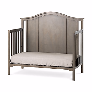 Child Craft Cottage Arch Top 4-in-1 Convertible Crib, Baby Crib Converts to Day Bed, Toddler Bed and Full Size Bed, 3 Adjustable Mattress Positions, Non-Toxic, Baby Safe Finish (Dusty Heather)