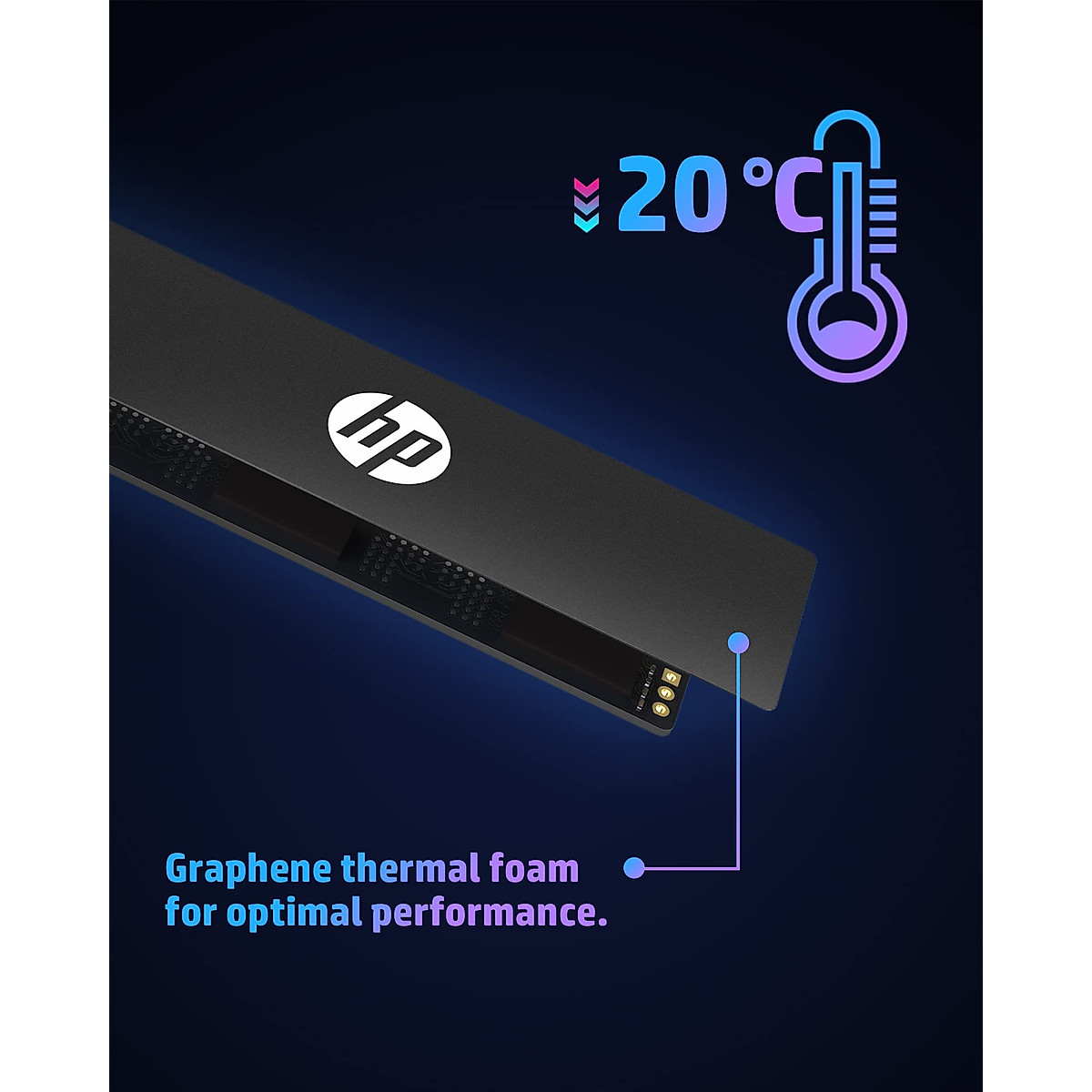 HP FX900 512GB NVMe Gen4 Gaming PC SSD - PCIe 4.0, 16 Gb/s, M.2 2280, 3D TLC NAND Internal Solid State Hard Drive Up to 4900 MB/s - 57S52AA#ABB