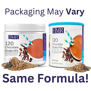 HMR 120 Chocolate Shake Meal Replacement Powder | Chocolate Shake Mix to Support Healthy Weight Loss | 12g of Protein | Nutritional Drink | Low Calorie Food | 12 Servings