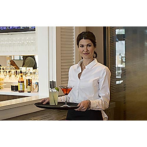 Cambro (1400CT110) 14" Round Fiberglass Bar Tray - Camtread® [Case of 12]