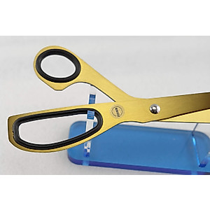 Fengtaiyuan J01 Scissors, 8in Gold, Stainless Steel, offices, households, DIY, embroidery, Dressmaking (J01)
