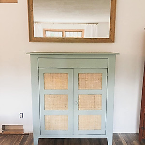 CLAYNIX 24" Width Square Cane Webbing- 24" x 5 Ft Sheet - Rattan Cane Webbing Roll -Caning Material for Chairs, Cabinet, Door -Open Weave Wicker Woven Rattan Sheets - Cane Fabric(5 FEET)