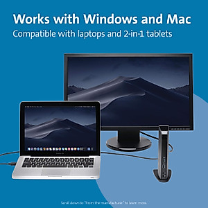 Kensington USB 3.0 Dual Display Docking Station for Windows, MacBooks, and Surface (K33972US)