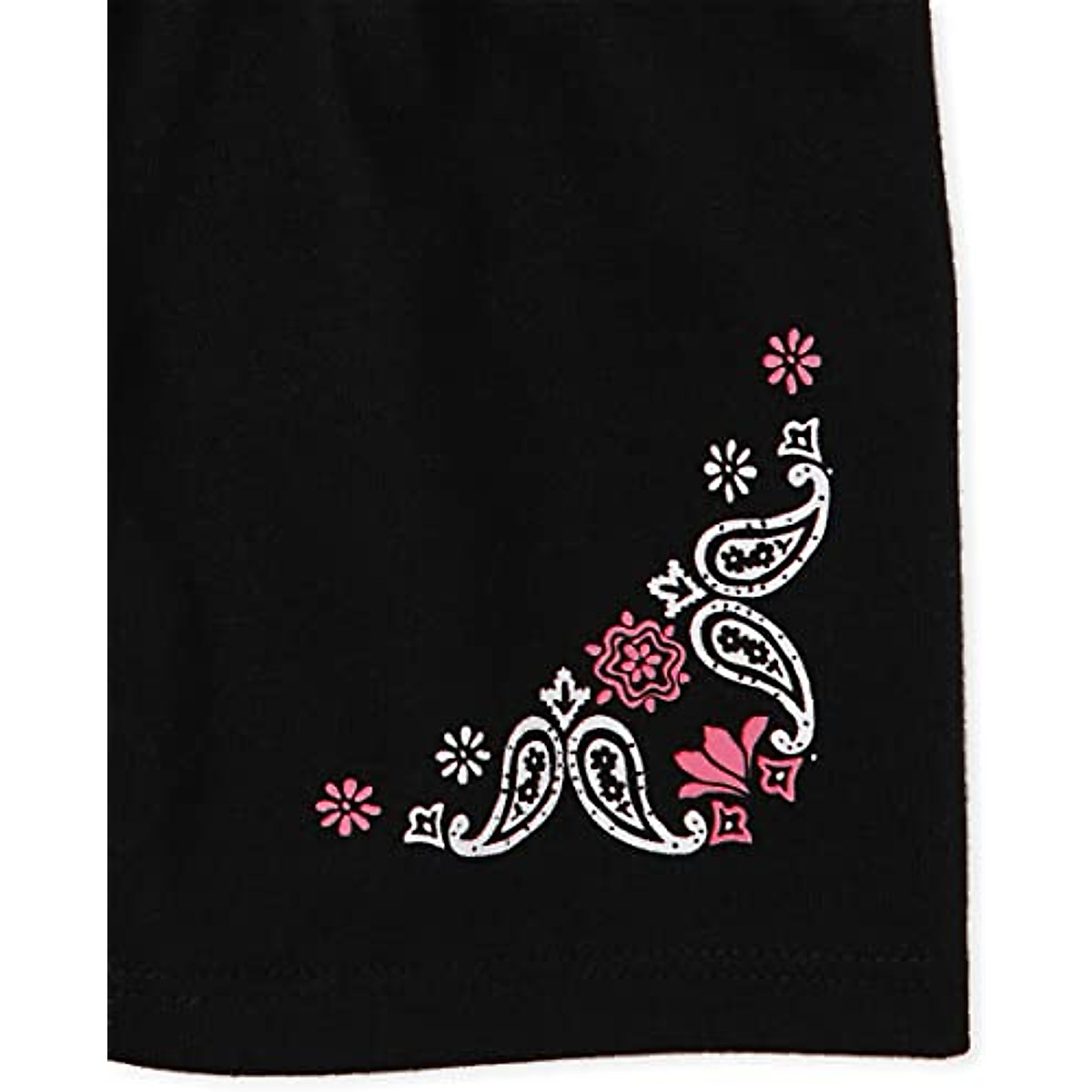 The Children's Place Baby and Toddler Girls Sleeveless Tank Top and Shorts Set 4-Pack, Paisley/Paisley & Floral, 5T
