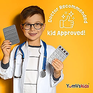 Yum-Vs - Kids Multivitamin Chewable Chocolate Bears - Multivitamin for Kids Supplement - 16 Vitamins & Minerals - Kids Vitamins Including D, Zinc, C, B Complex & More, Multi Vitamins for Kids 60 Count