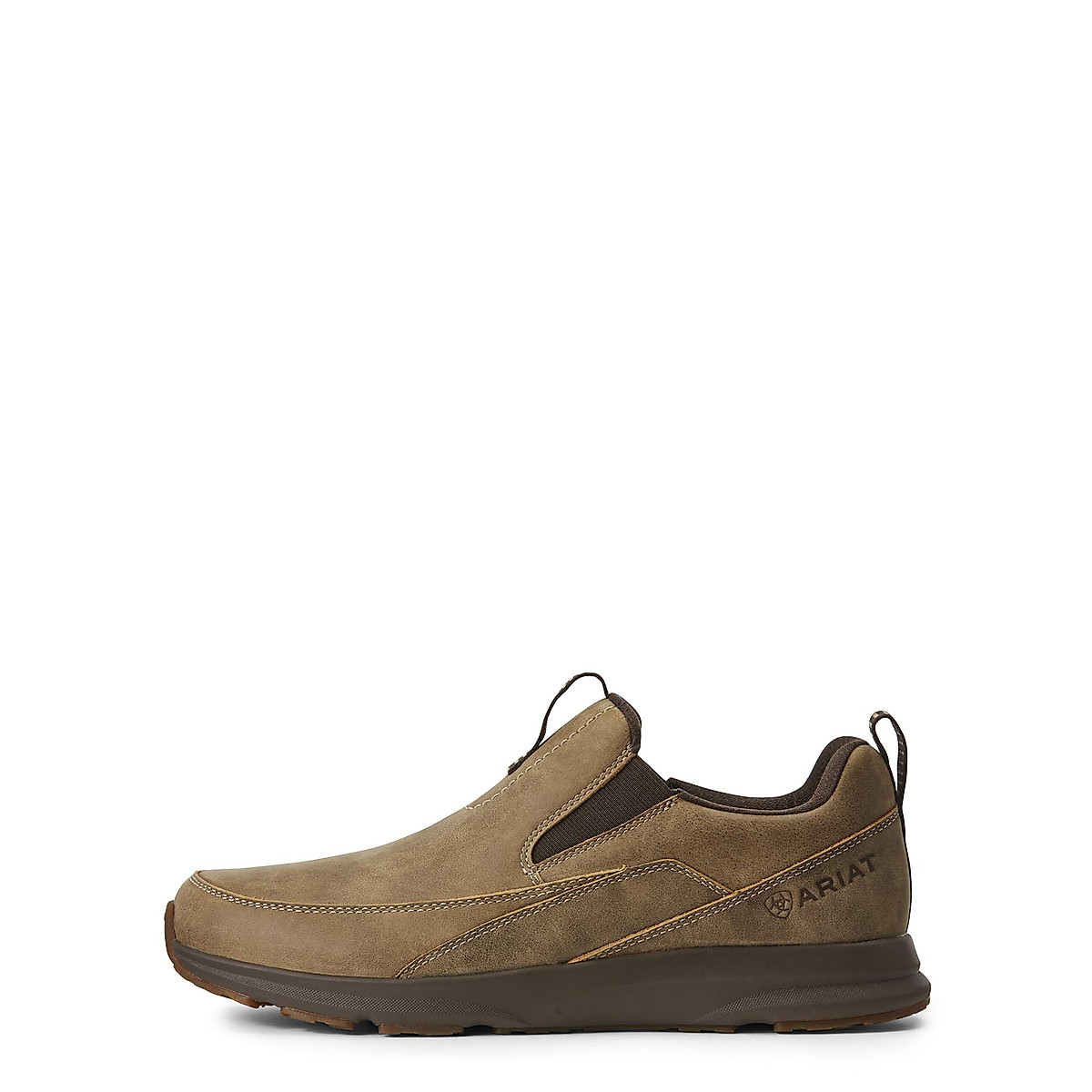 Ariat Men's Spitfire Slip On Western Boot, Brown Bomber, 14EE