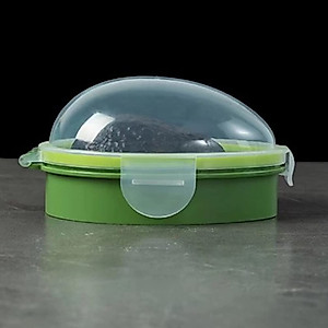 CALLARON Avocado Holder Avocado Saver 4pcs Avocado Storage Containers Reusable Avocado Keeper Fruit Food Crisper Storage Box Individual Avocado Saver Holder for Fridge Fruit Keeper