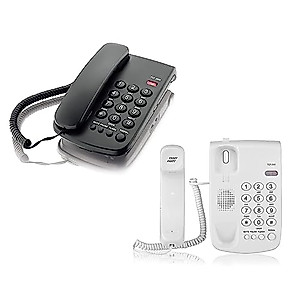 TCF-2000 Desktop Fixed Telephone Elegant Corded Landline Phone for Hotels and Homes Bars Guest Room Home Phone Hotel Phone Corded Phone Desktop Fixed Telephone Wall Mountable Landline Phone