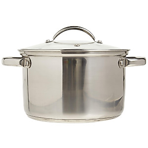 Norpro 4-Quart Steamer Cooker, 3 Piece Set, Stainless Steel