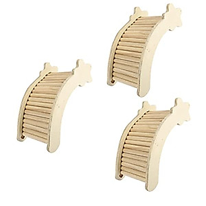 Mipcase 3pcs Hamster Climbing Ladder Rat Biting Toy Hamster Toys Chinchilla Climbing Toy Hamster Ladder Chinchilla Ladder for Cage Decor Chinchilla Training Ladder Rat Ladder Toys
