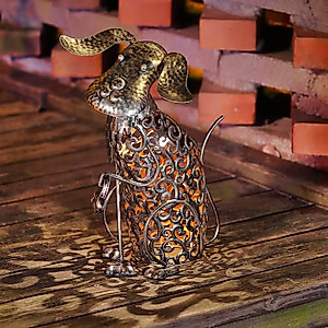 Cat and Dog Solar Garden Decor LED Lights, Nature's porter Outdoor Lights for Yard Patio Lawn Landscape Pathway Decorations, Wonderful Gift for Friends