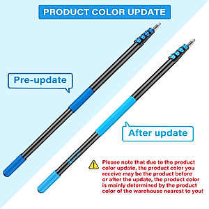 26 FT Reach Light Bulb Changer for High Ceilings,20FT Telescopic Extension Pole for High Ceilings and Recessed Lights,High Reach Light Bulb Changer with Baskets and Suction Cup,Light Bulb Removal Tool