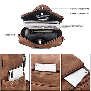 CLUCI Womens Backpack+ Small Wallet