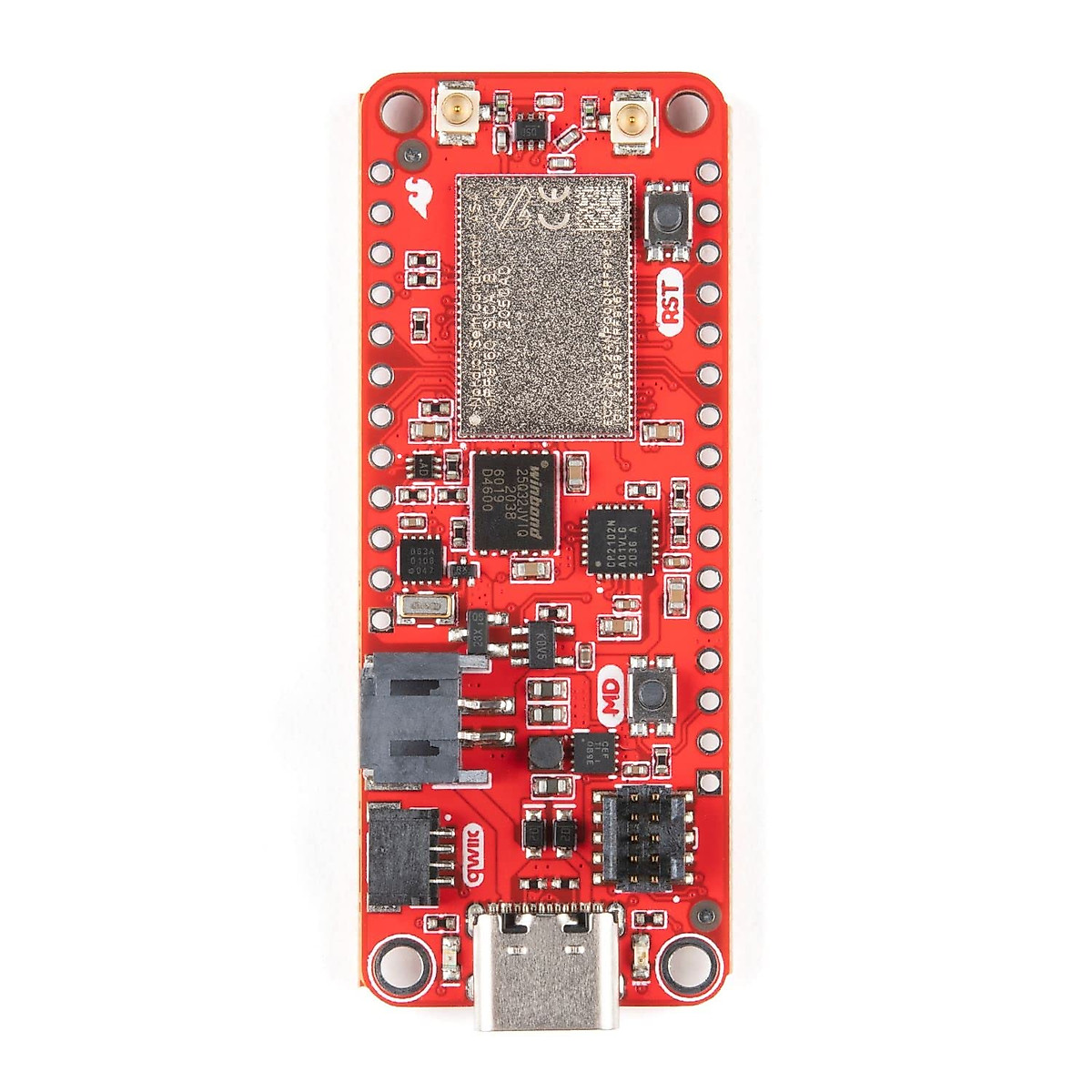 SparkFun Thing Plus - nRF9160 - Feather Compatible Footprint- CAT M1 LTE- NB-IoT Cellular Communication- Online Hookup Guide- 2.8V to 5.5V- Qwiic Connection- 4MB External Flash for Offline Storing